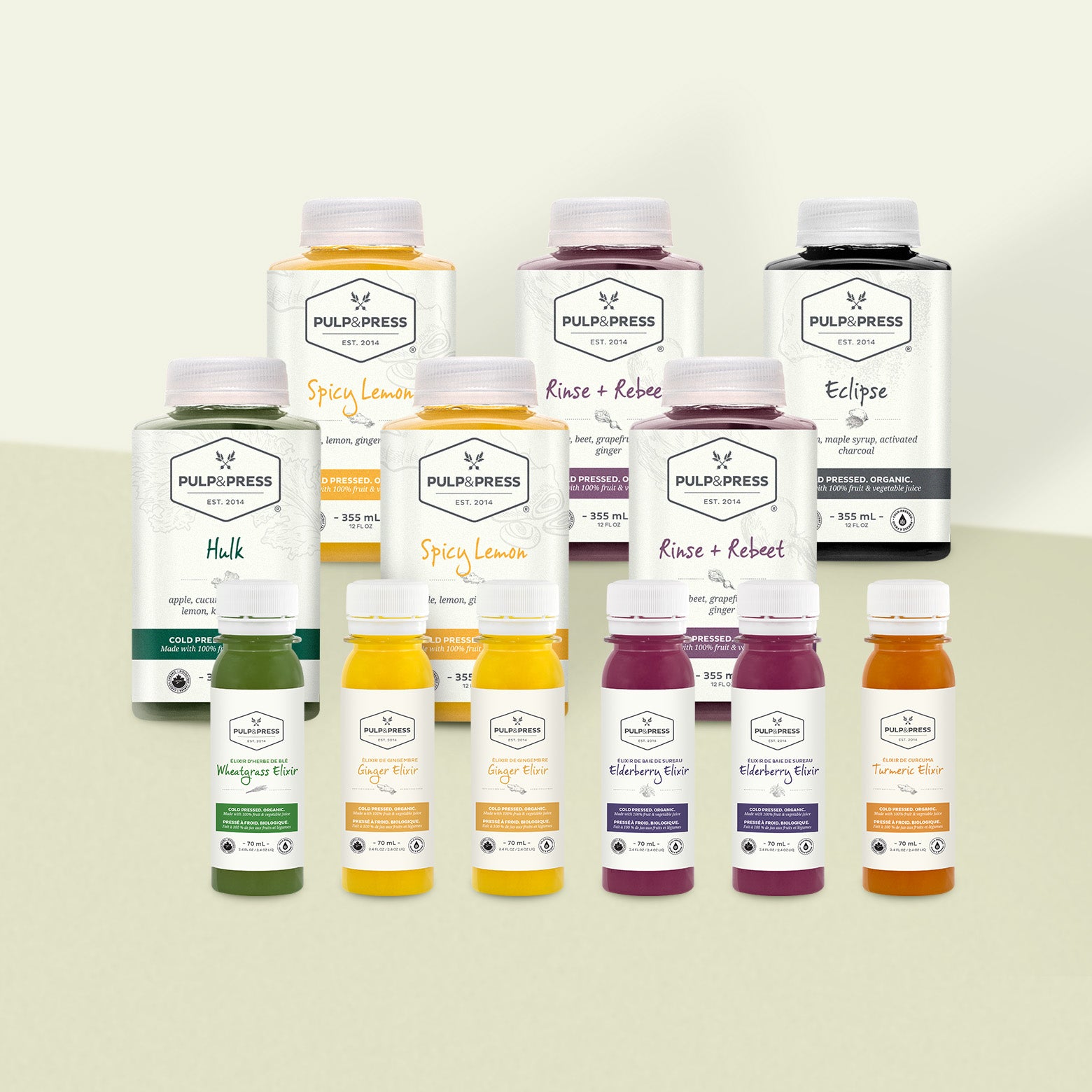 Cold Pressed Juice + Wellness Shot Sampler Pack | Pulp & Press – Pulp ...