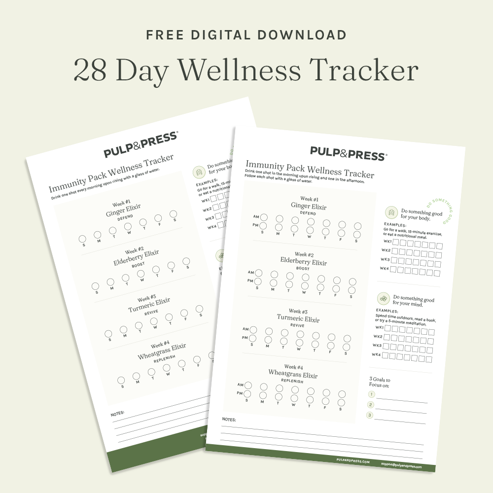 28 Day Immunity Wellness Shot Pack | Pulp & Press – Pulp & Press Canada ...